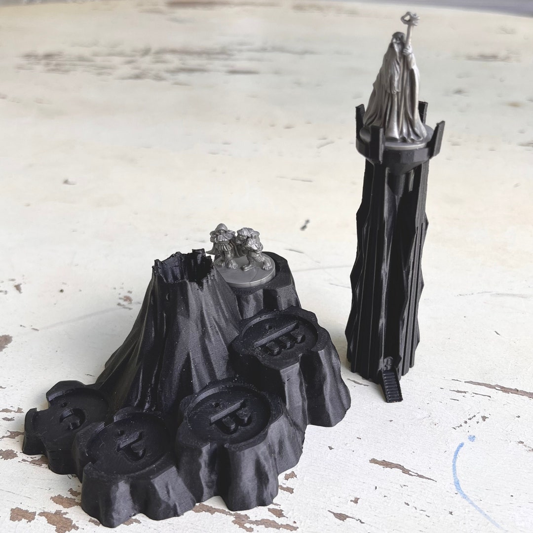 Mount Doom and Orthanc Terrain for Use With War of the Ring 2nd Edition ...