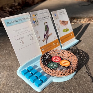 Wingspan Compatible Dashboard With Bird’s Nest - Organizer - Card Tray ...