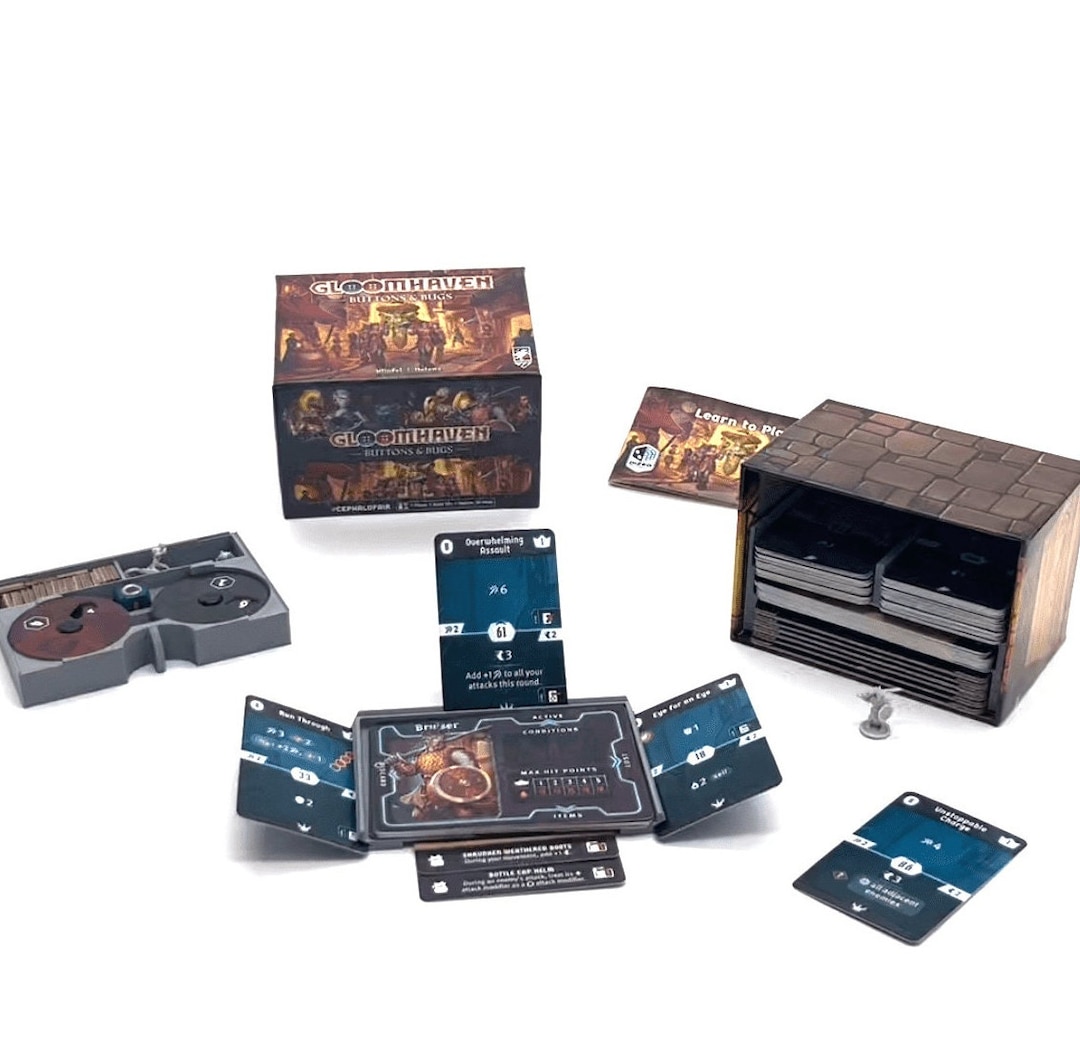 Gloomhaven Buttons and Bugs Compatible Insert With Player Dashboard - Etsy