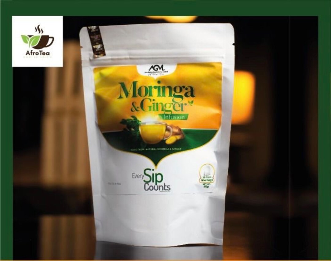Moringa & Ginger Tea 100g - Etsy