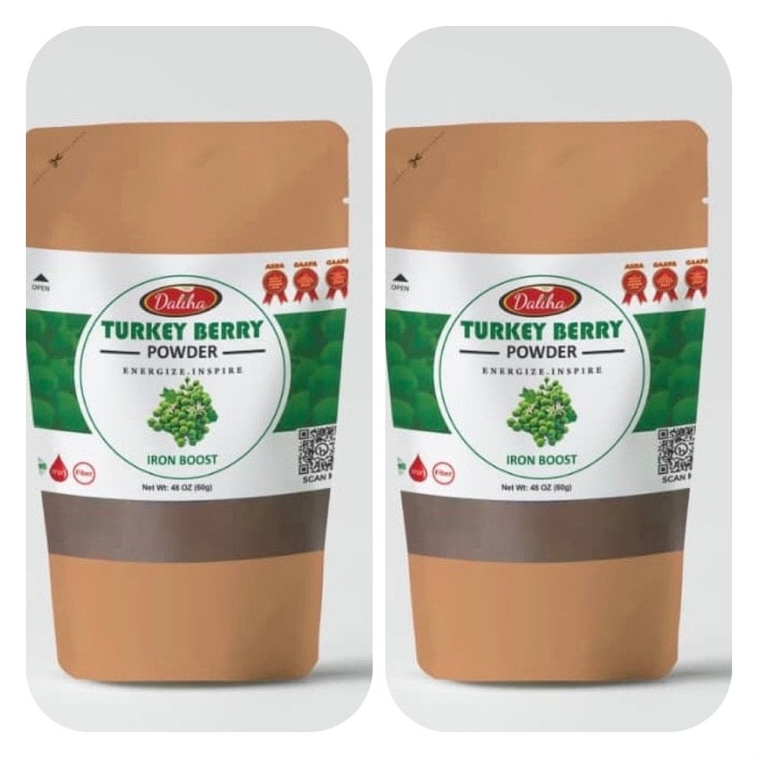Turkey Berry Powder (60g- 2 Packs) - Etsy
