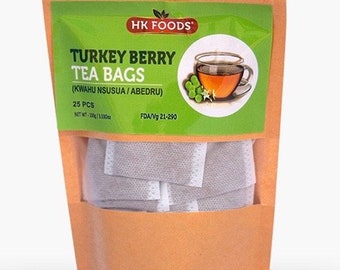 HK FOODS Turkey Berry Tea 100g 25 TEABAGS - Etsy