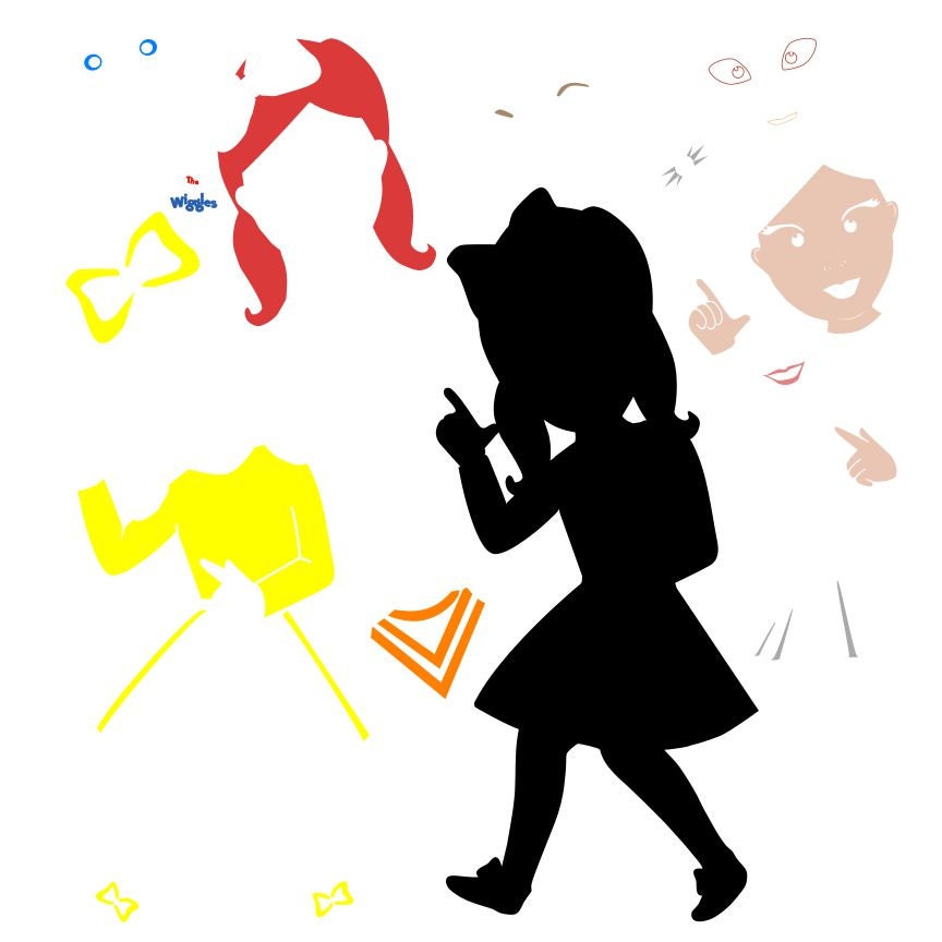 Emma Wiggle Cut File for Cricut and Vinyl Cutting Machines .svg .tif ...