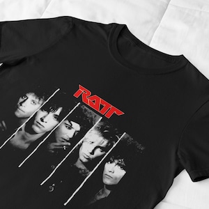 New Be T New Gsi 1987 RATT Vintage Rock Concert 1980s Tour T Shirt Top ...