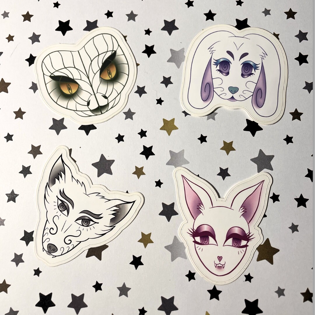 Original Character Sticker Individual or Bundle - Etsy
