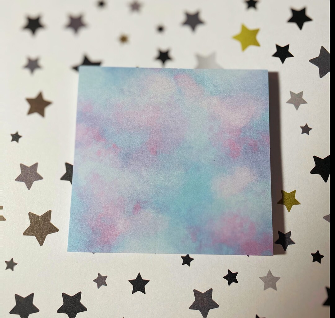 Pastel Cloud Notepad - Etsy