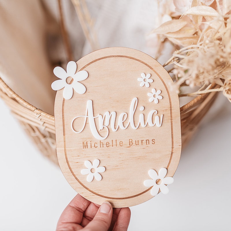 Baby Name Plaque - Etsy