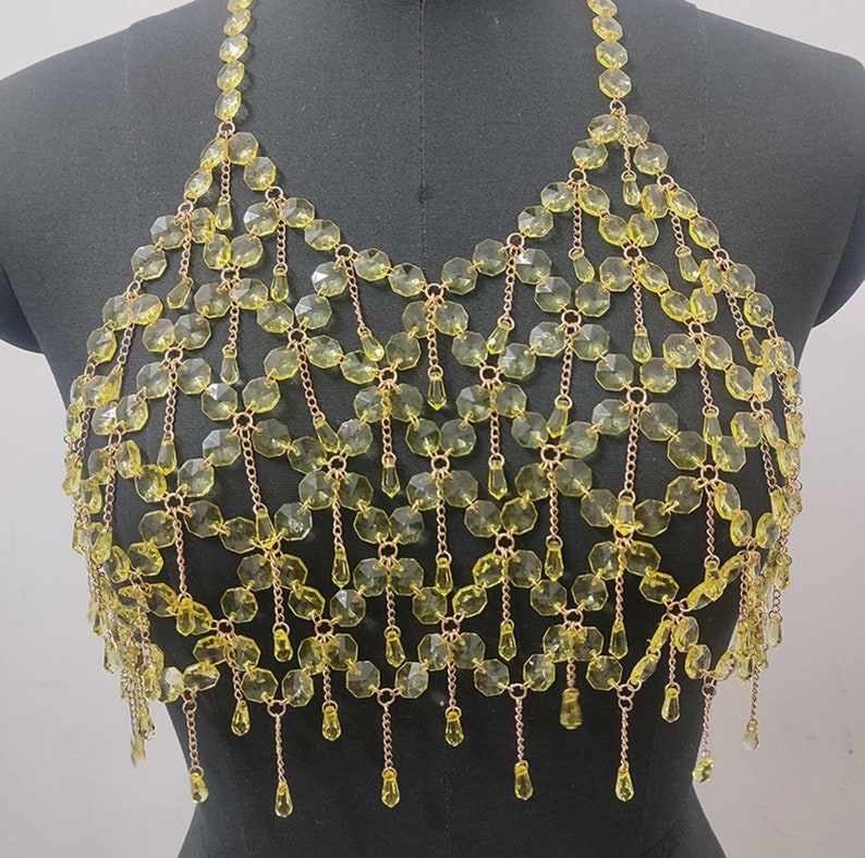 9-color Crystal Body Chain Festival Body Chain Gift - Etsy