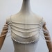 Handmade Pearl Body Chain Jewelry Fashion Shoulder Chain Chest - Etsy