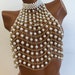 Pearl Body Chain Jewelry Fashion Underwear Chain Bra Chain - Etsy