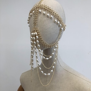 Face Chains, Wedding Veils, Exotic Holiday Costumes, Pearl Head Chains ...