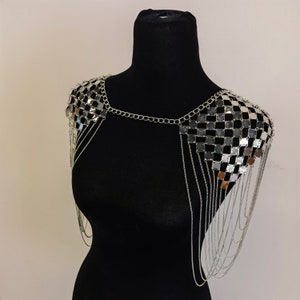 Gold Silver Tassel Shoulder Chain Body Chain, Vintage Art Decorative ...