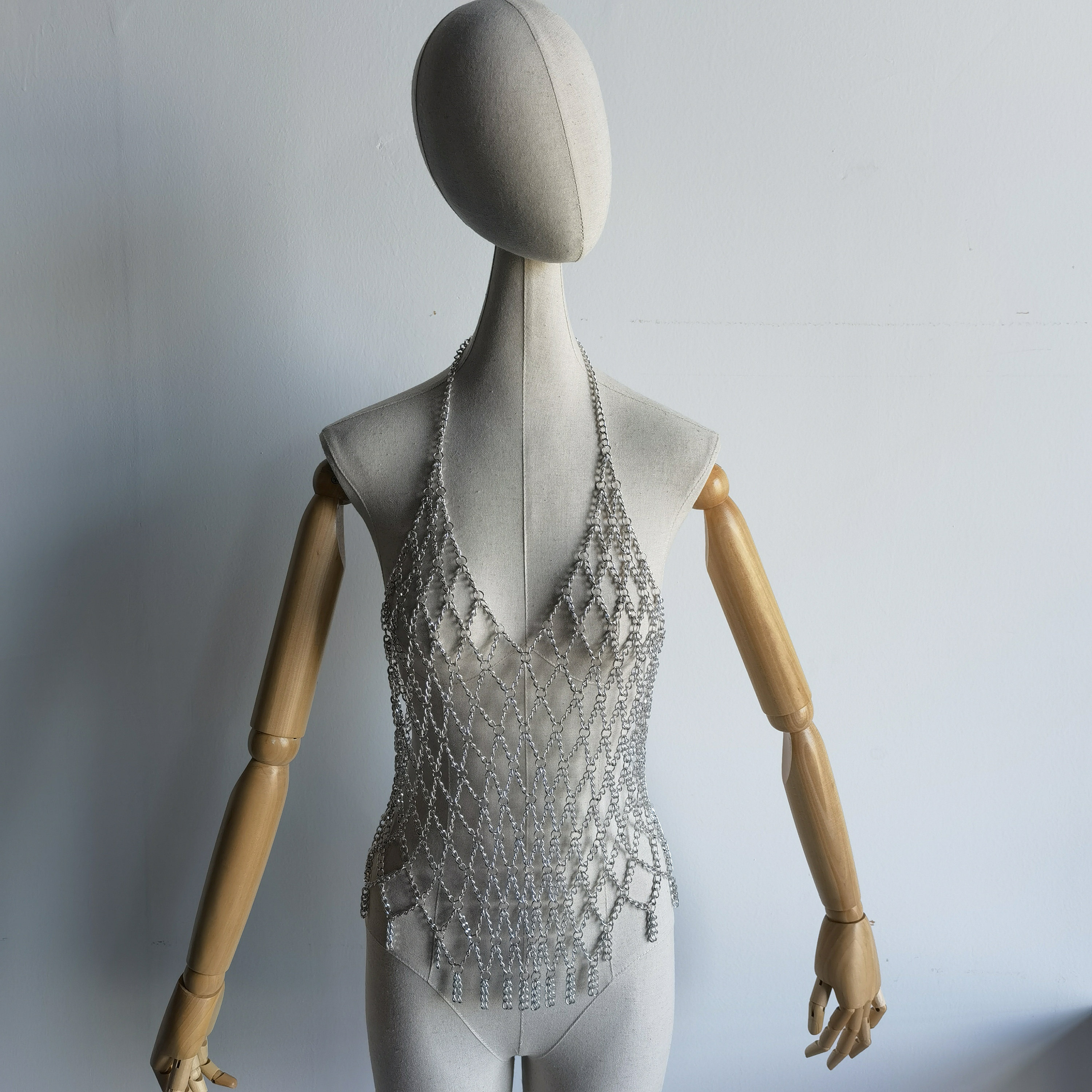 Mesh Top Body Chain Sexy Body Jewelry Body Chain Jewelry - Etsy