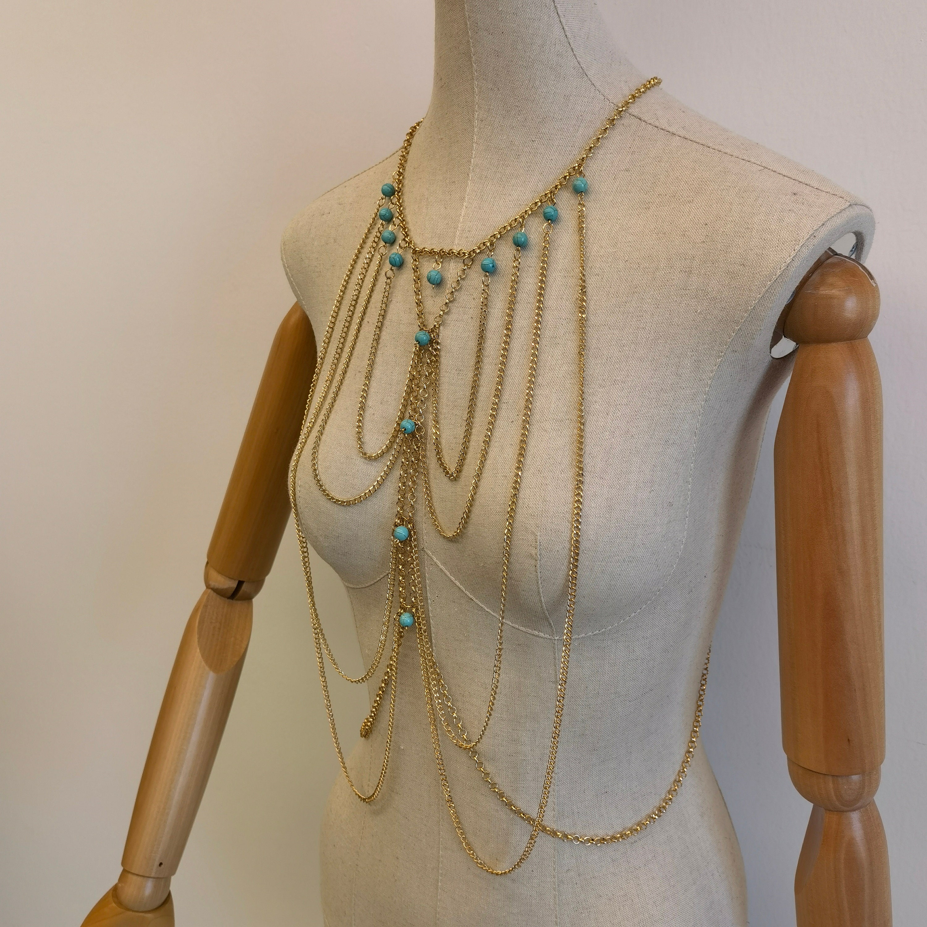 Bikini Tassel Body Chain Bra Jewelry Bridesmaid Jewelry - Etsy