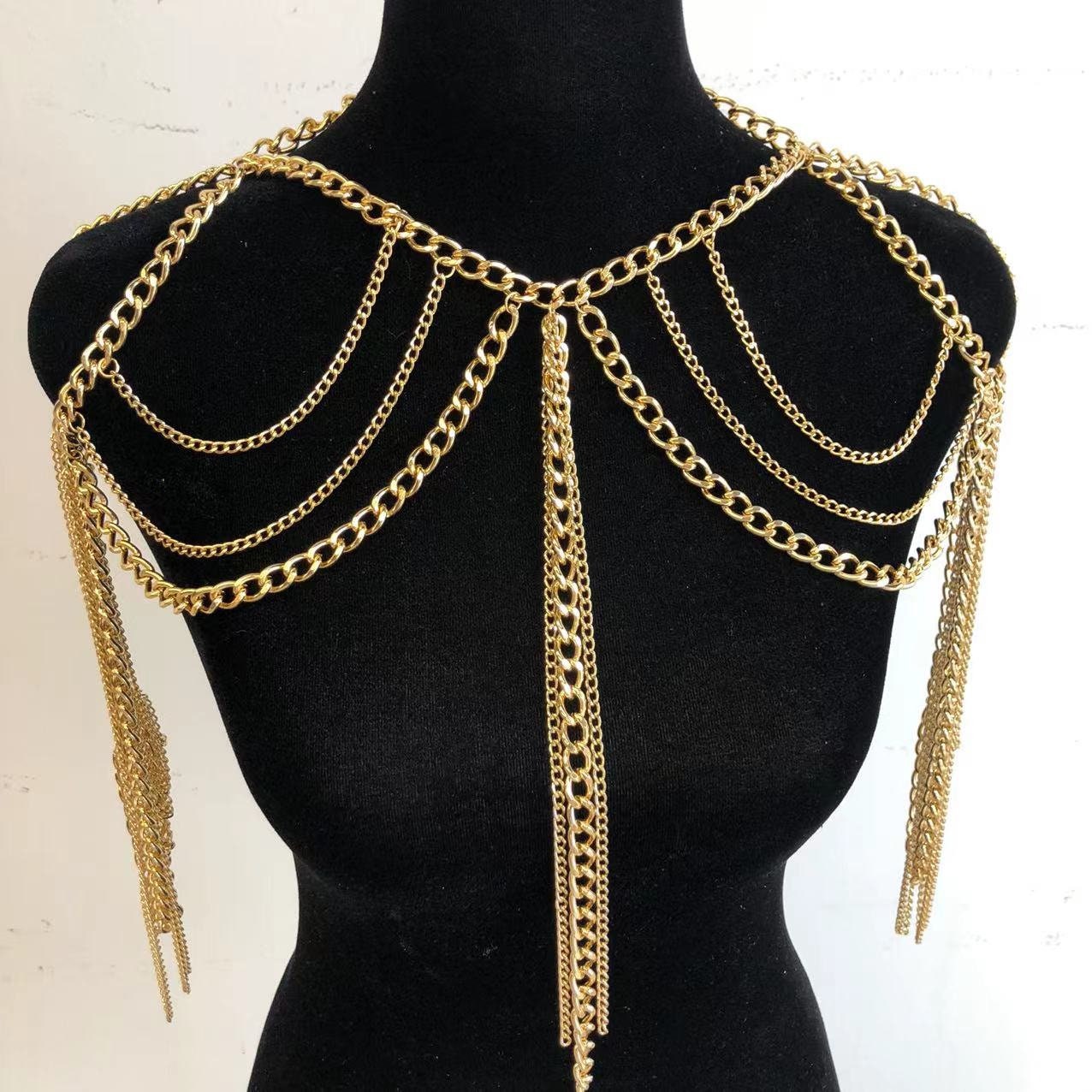 Women's Shoulder Chains, Shoulder Necklaces, Carnival Attire, Holiday ...