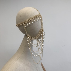 Face Chains, Wedding Veils, Exotic Holiday Costumes, Pearl Head Chains ...