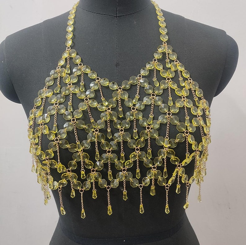 9-color Crystal Body Chain Festival Body Chain Gift - Etsy