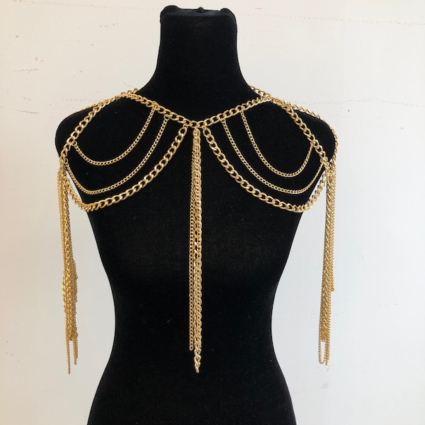 Wedding Shoulder Necklace - Etsy