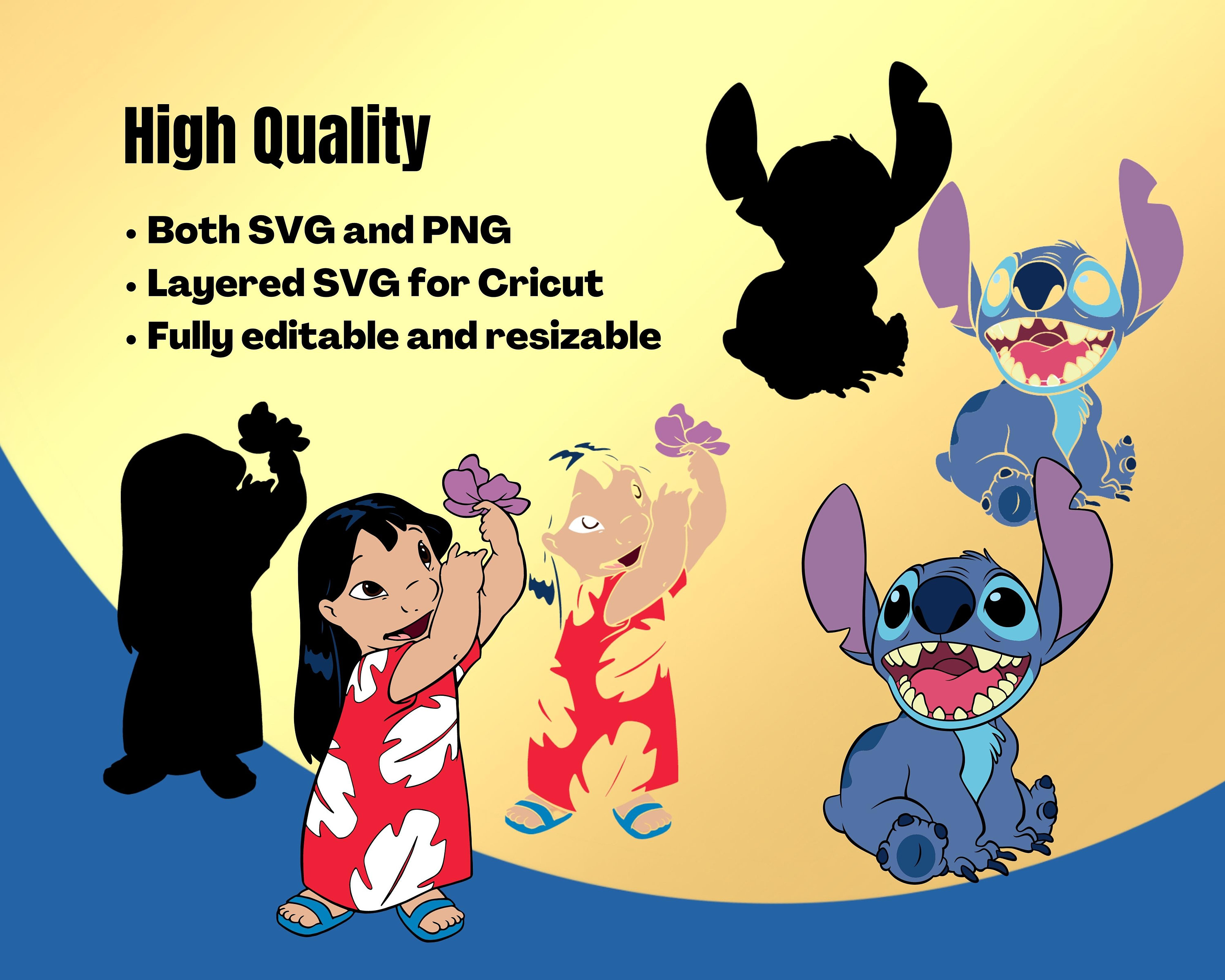Lilo and Stitch SVG Bundle Lilo and Stitch Clipart PNG - Etsy Hong Kong