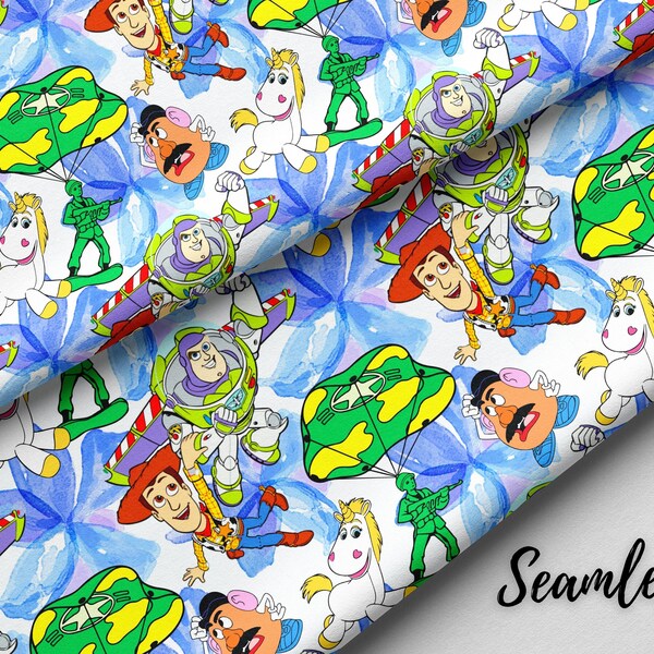 Toy Story Christmas Wrapping Paper - Etsy
