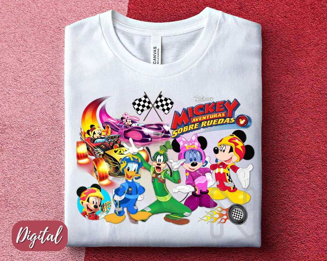 Mickey and Roadster Racers Sublimation PNG Mickey Car Racers - Etsy