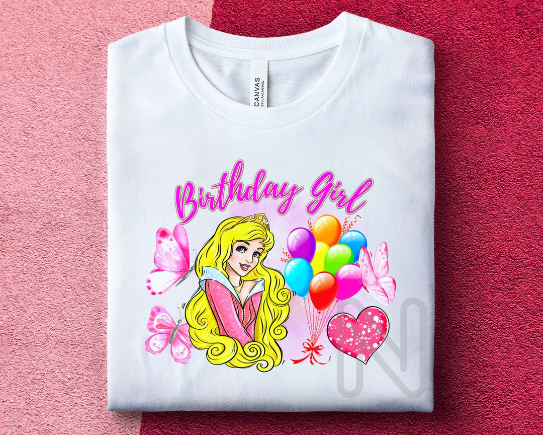 Sleeping Beauty Sublimation PNG, Princess Aurora, Birthday Girl Party ...