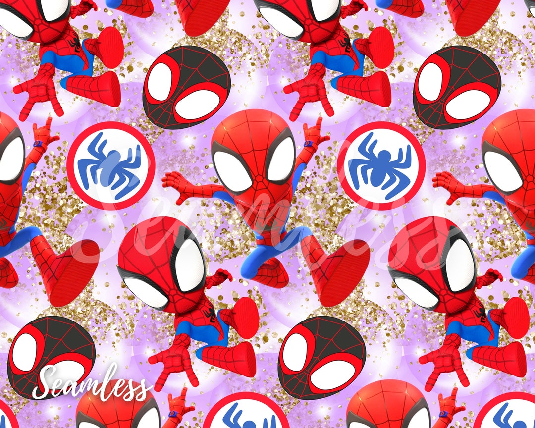 Spidey and His Amazing Friends Seamless Paper Spidey Digital - Etsy