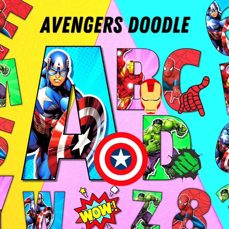 Avengers Letters - Etsy