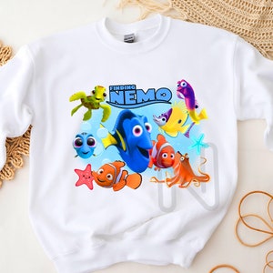 Finding Nemo Sublimation PNG, Finding Clownfish Birthday Shirt, Fish ...