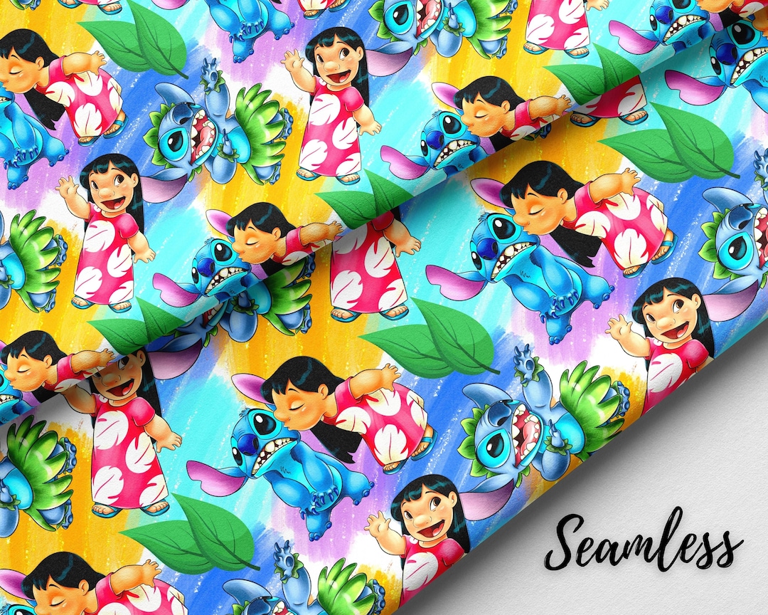 Lilo and Stitch Seamless Papers Stitch Digital Papers - Etsy