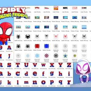 Spidey and His Amazing Friends Clipart PNG, Superhero Spidey, Marvel ...