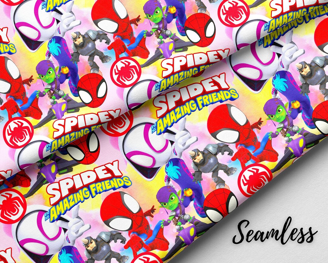 Spidey and His Amazing Friends Seamless Papers Spidey Digital - Etsy