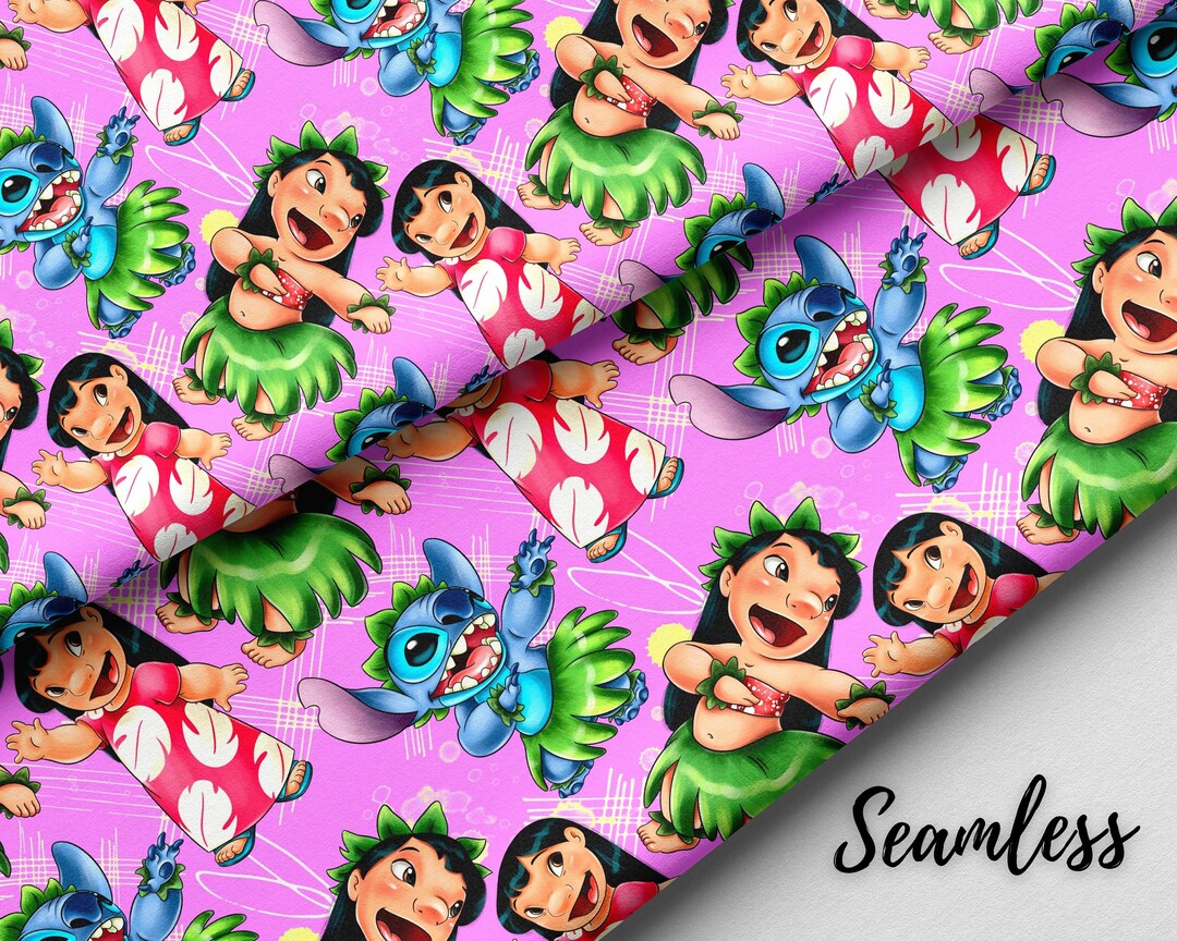 Lilo and Stitch Seamless Papers Stitch Digital Papers - Etsy