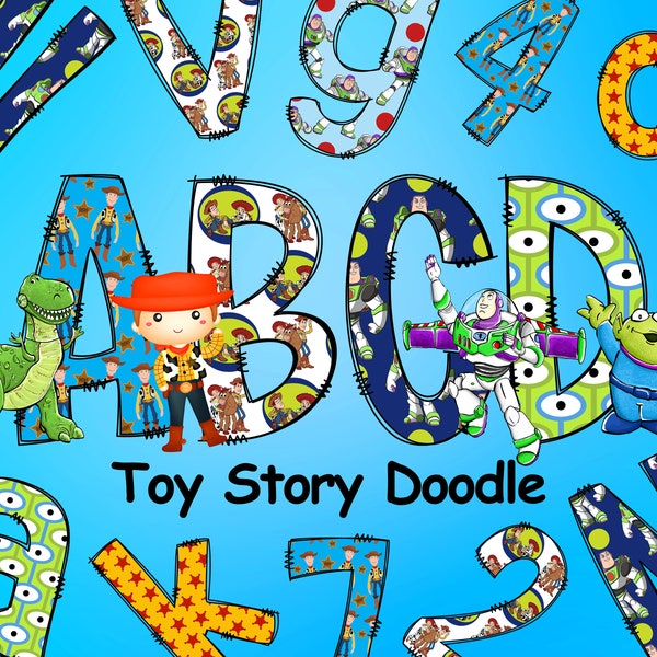 Toy Story Letters - Etsy