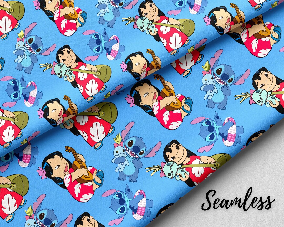 Lilo and Stitch Seamless Papers Stitch Digital Papers - Etsy