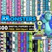 Monsters Inc. Digital Papers, Monsters Clipart PNG, Sully Mike Monsters ...