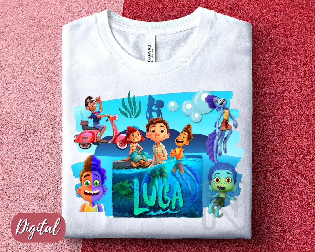Luca Sublimation PNG Luca T-shirt Designs Luca Paguro - Etsy