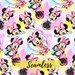 Minnie Mouse Seamless Papers, Minnie Digital Papers, Girls Birthday ...