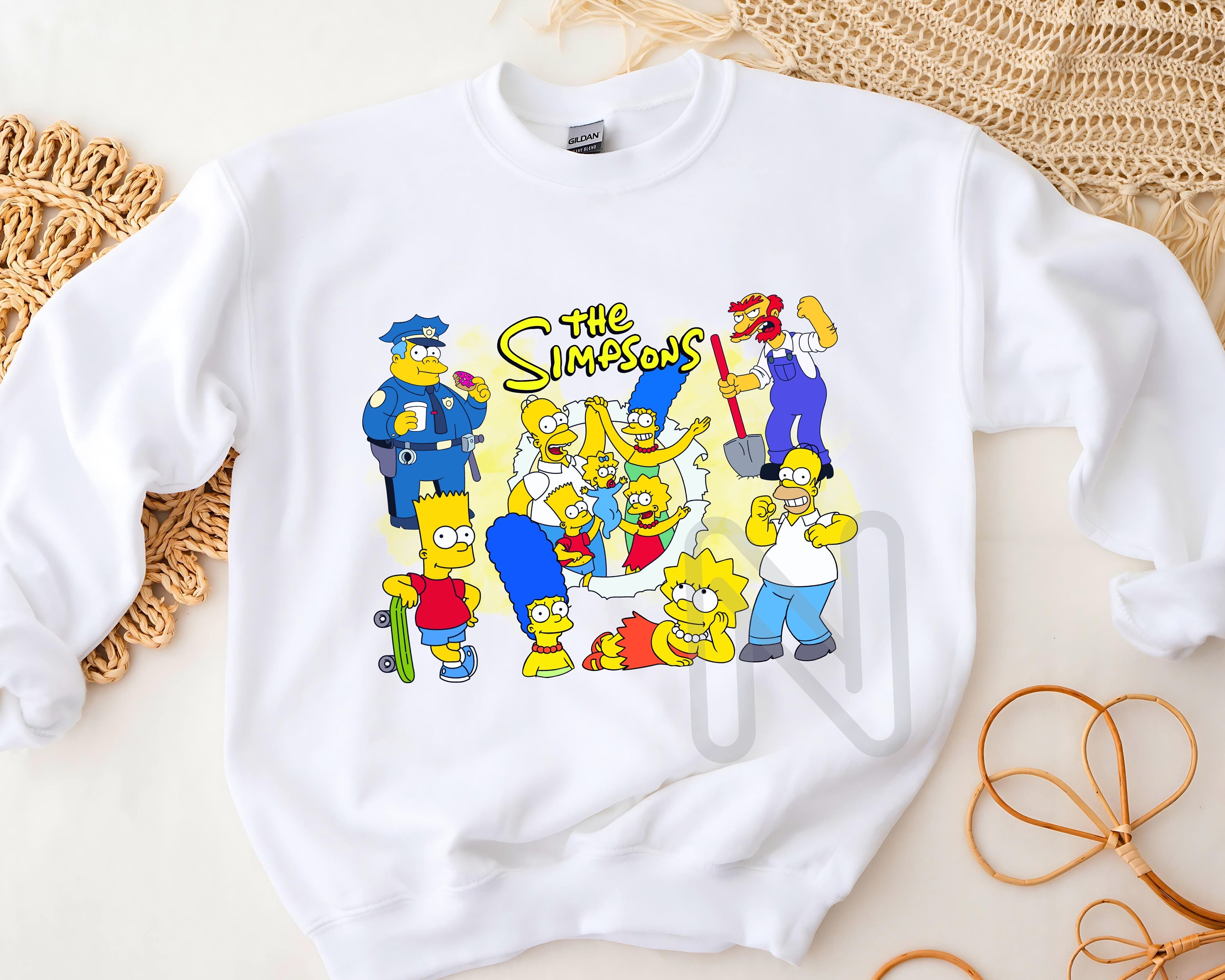 The Simpsons Sublimation PNG, the Simpsons Family, Simpsons Shirt ...