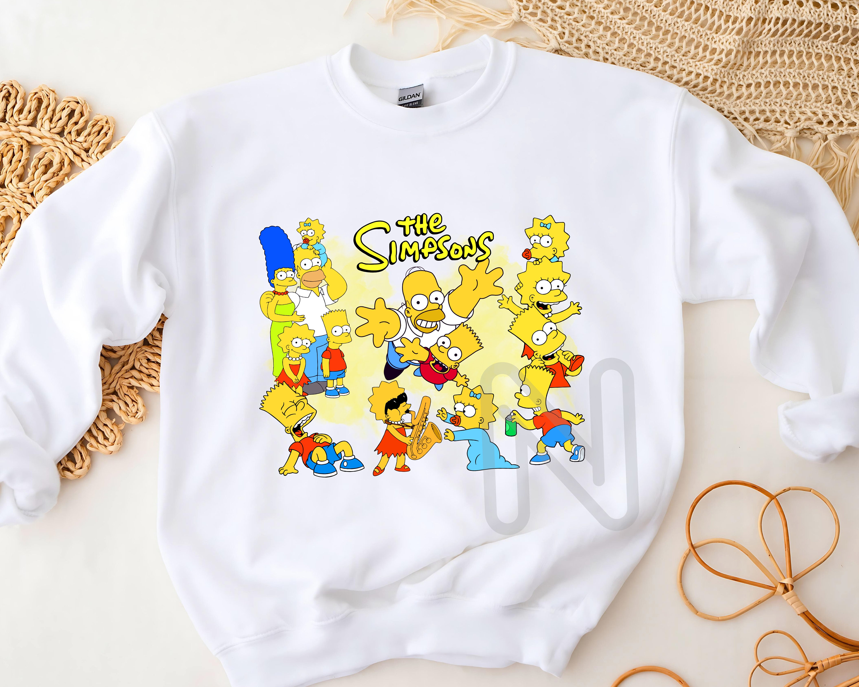 The Simpsons Sublimation PNG, the Simpsons Family, Simpsons Shirt ...