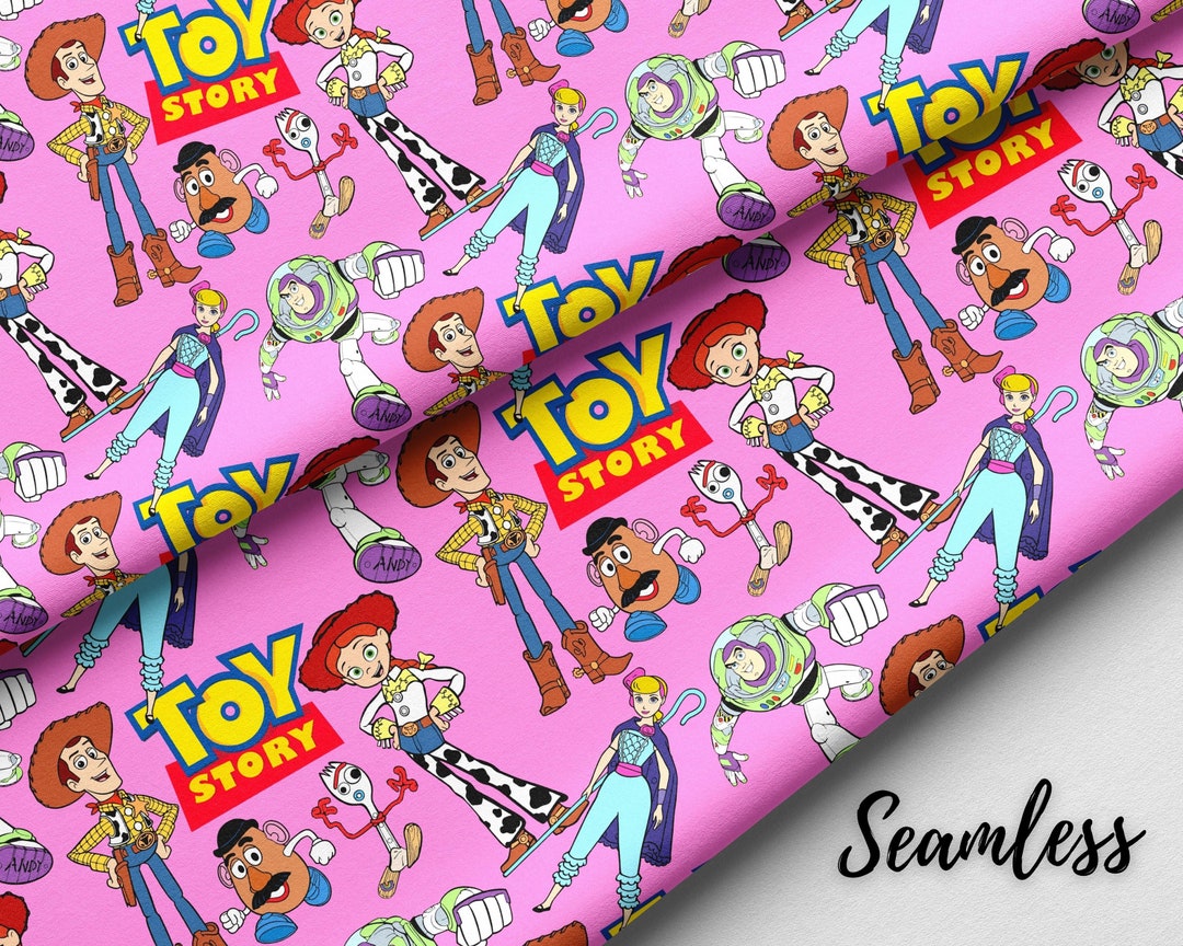 Toy Story Seamless Papers Woody Digital Papers Buzz - Etsy