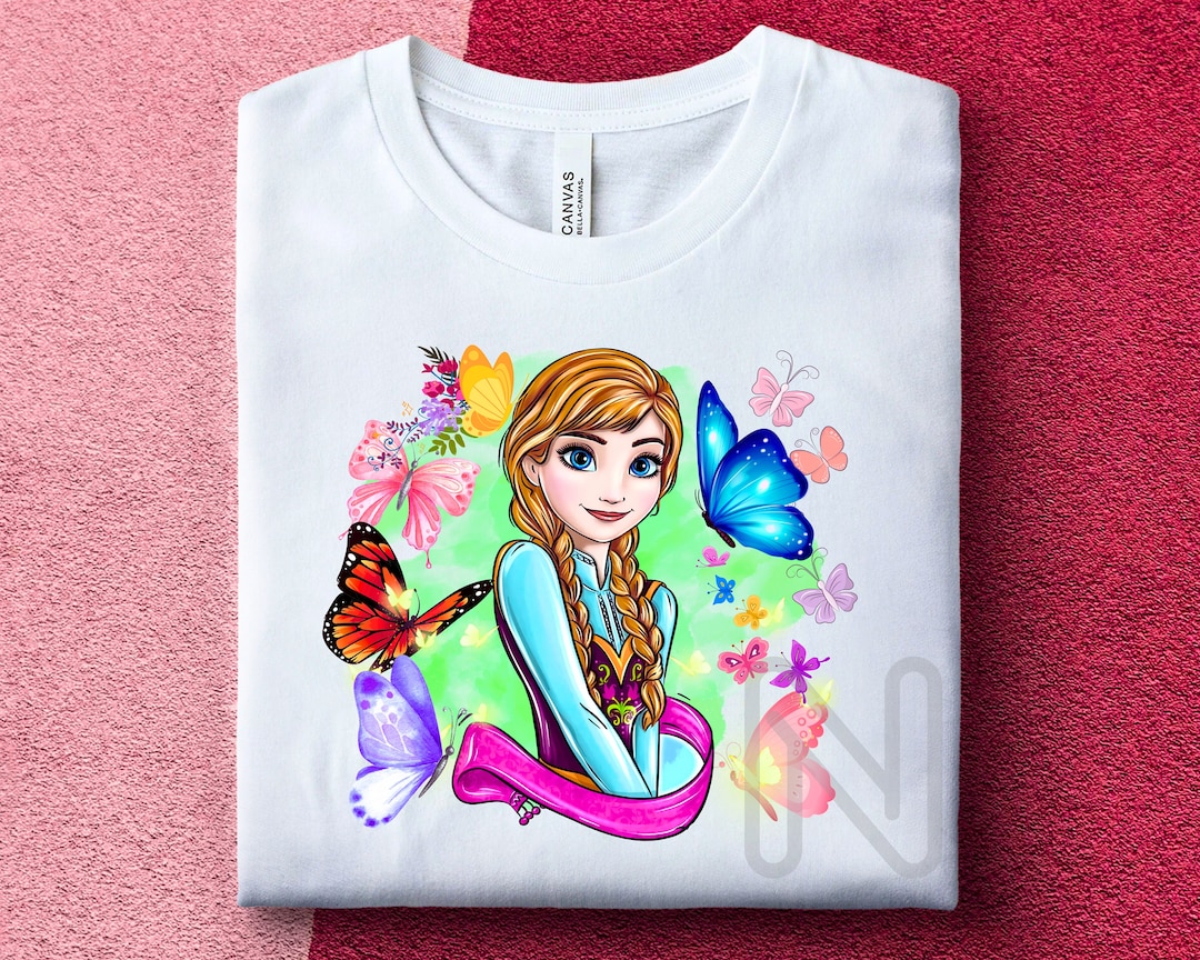 Frozen Anna Sublimation PNG, Princess Anna, Girls Birthday Shirt ...