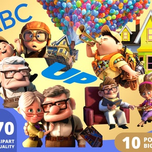 Up Clipart PNG, up Sublimation, Movie Clipart Printing, Carl Russell ...