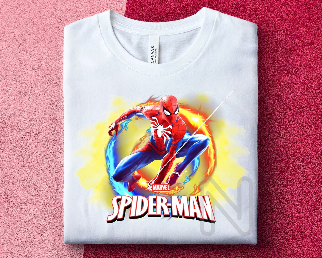 Spider-man Sublimation PNG, Marvel Spiderman Birthday Shirt, Avengers ...