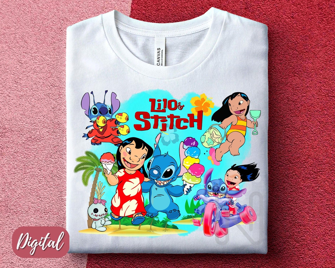 Lilo and Stitch Sublimation PNG Stitch Valentines Birthday - Etsy