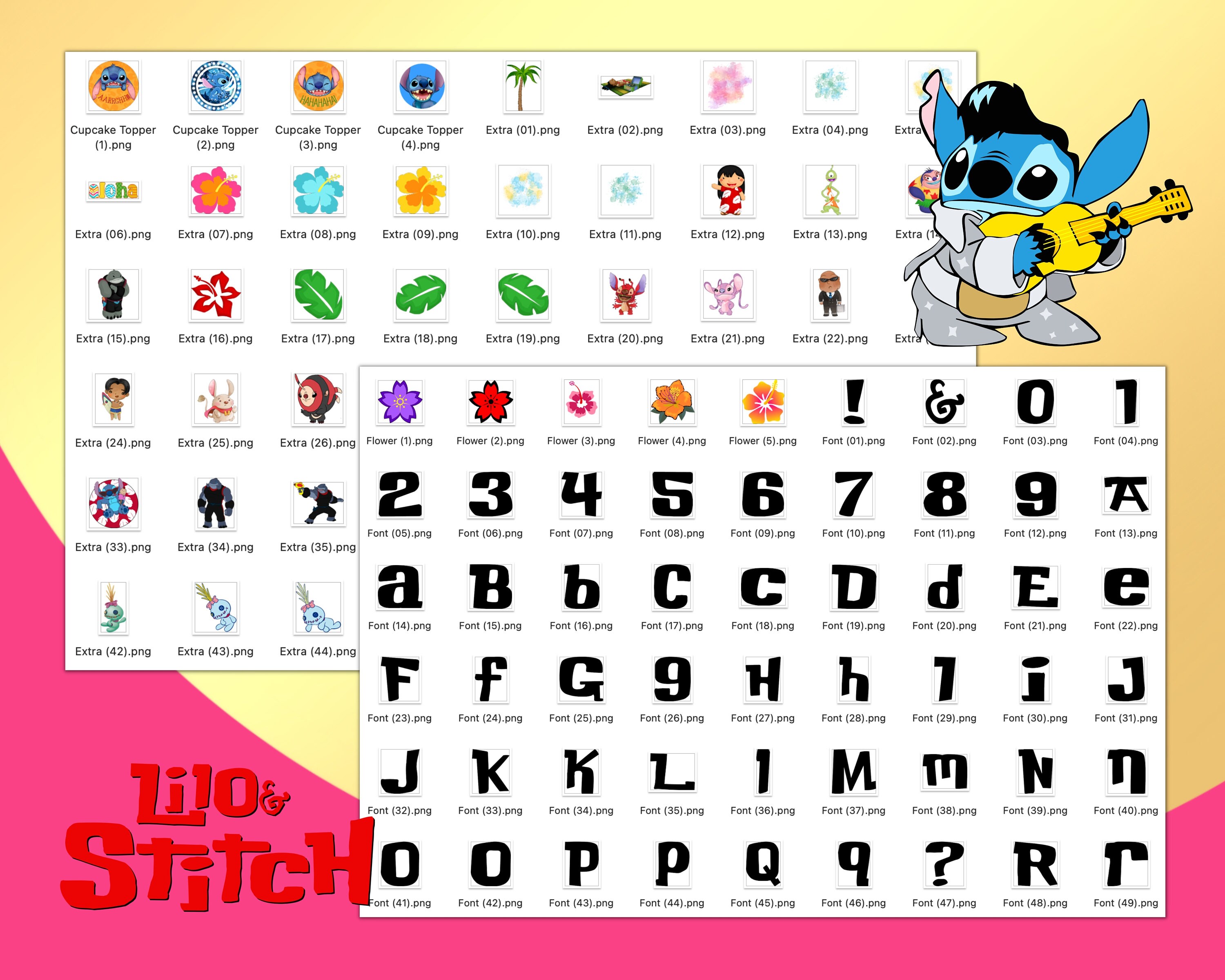 Lilo and Stitch Clipart PNG, Stitch SVG, Stitch Valentines, Kids ...