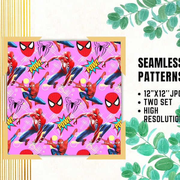 Spiderman Fabric - Etsy