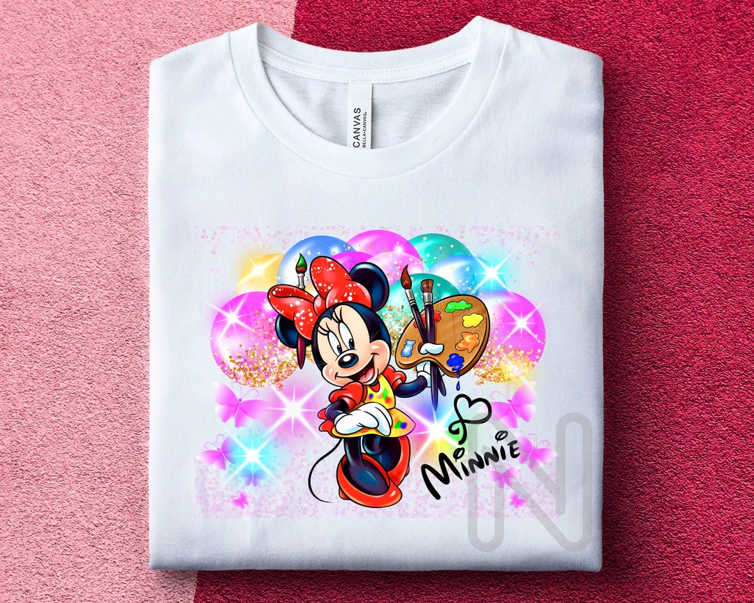 Minnie Mouse Sublimation PNG, Minnie Birthday Party Shirt, Balloon T ...
