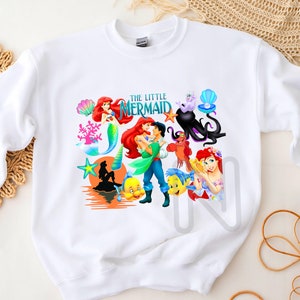 Little Mermaid Sublimation PNG, Mermaid Ariel, Underwater Princess ...