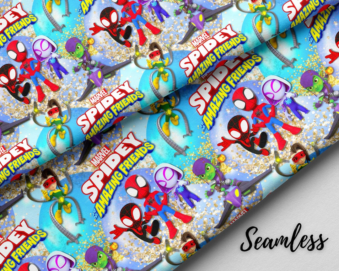 Spidey and His Amazing Friends Seamless Papers Spidey Digital - Etsy